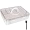 Clear Craft Stackable Craft Storage Box, with 7 Compartment Tray ...