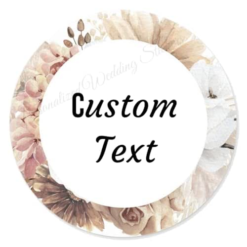 Amazon.com: 175 Custom Round Sticker Labels - Personalized Stickers ...