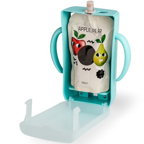 Pouch Holder No Squeeze with Height Adjustable Slider for Food Pouches ...