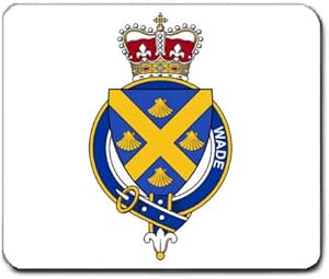 Amazon.com: Wade England Family Crest Coat of Arms Mouse Pad : Office ...