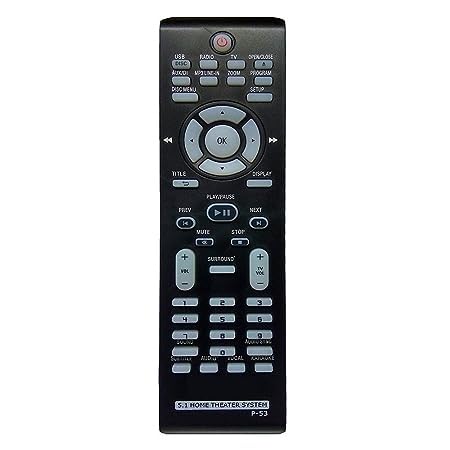 Buy REMOTE HOUSE Compatible Remote Control for URC-P53 5.1 CH Home ...