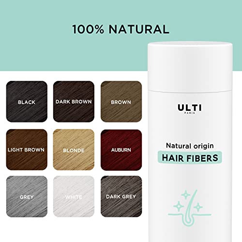 Ulti Paris hair fibres for thinning Hair – 27g – Natural & Made in ...