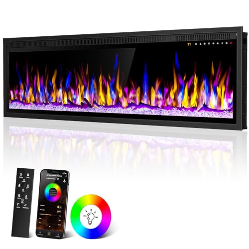 Snapklik.com : ALPACA Smart 68 WiFi-Enabled Electric Fireplace Heater ...