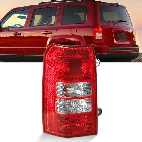 PARTREE - Conjunto de luz trasera compatible con Jeep Patriot 2008-2017 ...