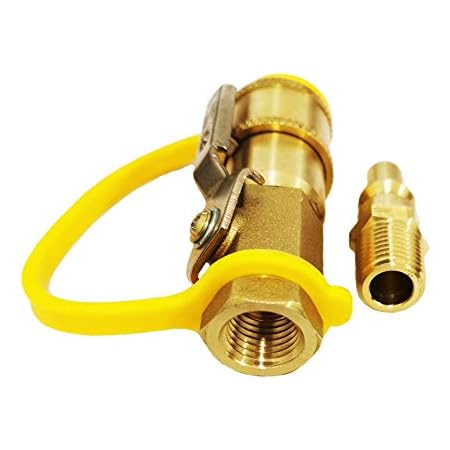 Amazon.com : ZXZHL 1/4"RV Propane Quick Connect Adapter with Male ...