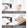 Amazon.com: Folding Shelf Brackets， Detachable Folding Bracket，2 Pack Heavy Duty Wall Mounted ...