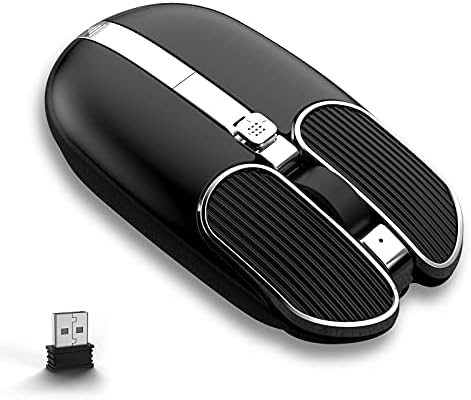 Amazon.com: Ratón inalámbrico con conexión de 4 botones de 2.4 GHz ...