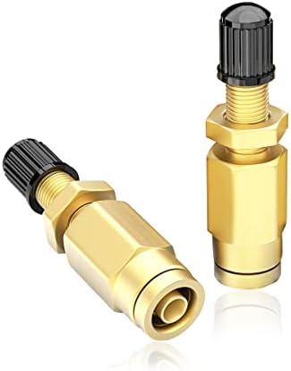 Amazon.com: AOCISKA 2 Packs 1/4“Brass Inflation Schrader Valve (DOT ...