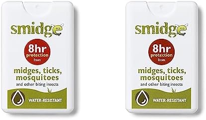 Smidge Unisex Pocket Insect Repellent, 18 ml, White (Pack of 2 ...