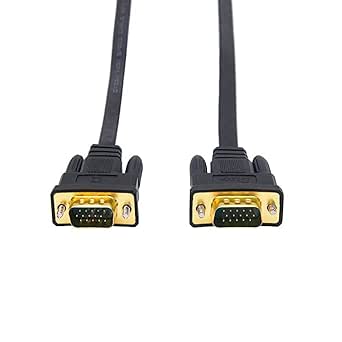 VGA Cable 3m Standard 15 Pin Male to Male VGA Wire for Computer Monitor10 Feet - Black : Amazon ...
