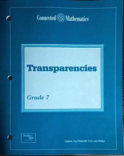 Transparencies (Connected Mathematics, Grade 7): Lappan, Fey ...