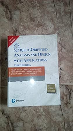 Object Oriented Analysis And Design With Applications 3Rd Edition | Amazon.com.br