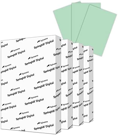 Amazon.com : Springhill 11” x 17” Green Copy Paper, 28lb Bond/70lb Text ...