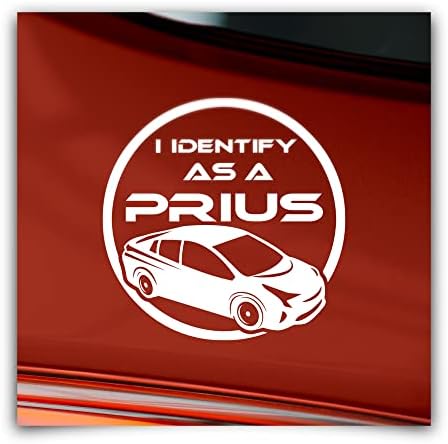 Amazon.com - I Identify as a Prius Sticker - Slightly Offensive Yet ...