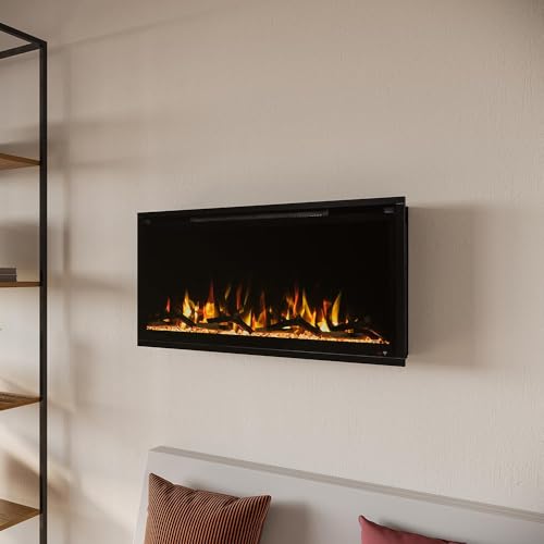 Modern Ember Aerus Slim 36 Inch Smart Linear Electric Fireplace ...