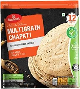 Haldiram's Multigrain Chapati | 12 Pieces | 360G | Minute Khana ...