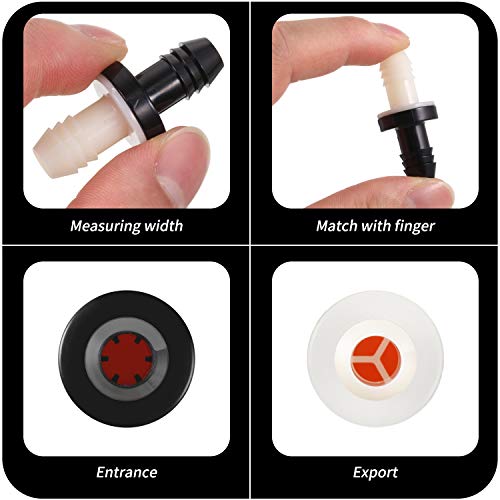 Snapklik.com : Check Valve, 3/8 Inch 10 Mm ABS Plug-in Check Valve Fuel ...