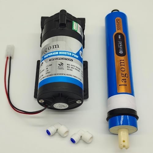 Lagom RO Pump - 100 GPD Original (24V DC) - High Efficiency RO Booster Pump with 1 Year Warranty ...