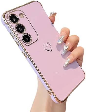 Amazon.com: ZTOFERA Designed for Samsung Galaxy S21 Plus 5G Case,Cute Plating Edge Love Hearts ...