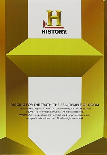 Amazon.co.jp: 【中古】 Digging for the Truth: Real Temple of Doom [DVD] [輸入 ...
