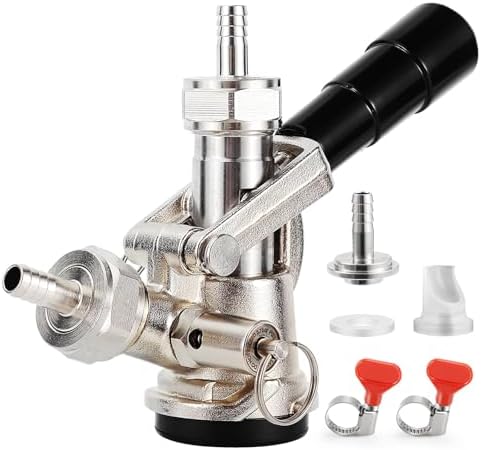 Amazon.com: Dbgogo Keg Coupler D System, O.D 1/4'' & 5/16” Beer ...