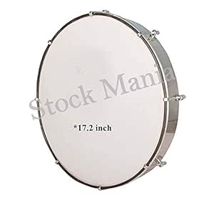 Stock Mania® Musical Instruments Duff (S.S), 17.2 inch, Silver : Amazon ...