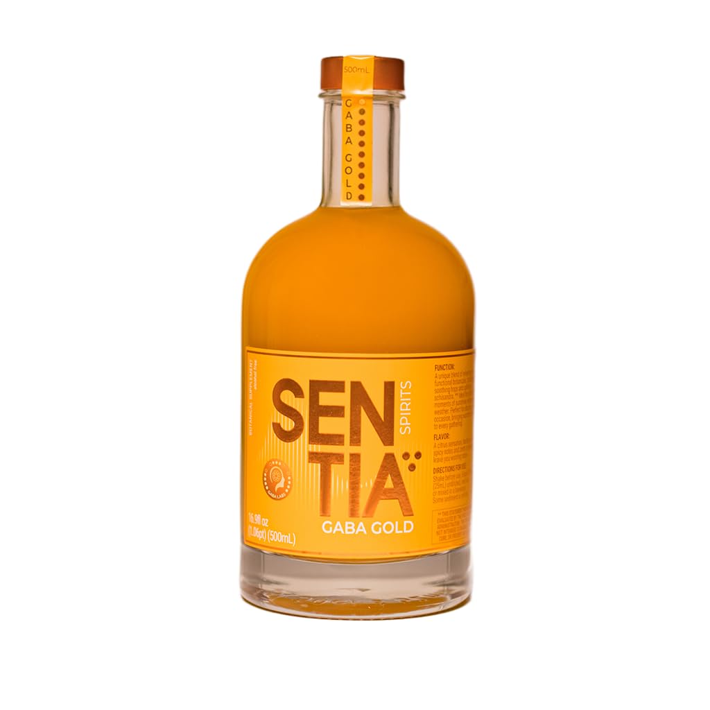 Sentia Spirits Gaba Gold, Botanical Alcohol-Free Drink, Award Winning ...
