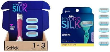 Amazon.com: Schick Hydro Silk Trimstyle Bikini Razors with Trimmer |5 ...
