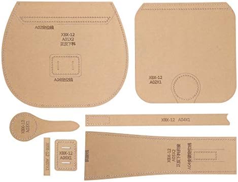 4Pcs Acrylic Template, Clear Acrylic Shoulder Bag Round Bag Pattern ...