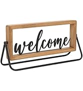 Amazon.com: NIKKY HOME Rustic Wooden Home Sign Decorative Cutout ...