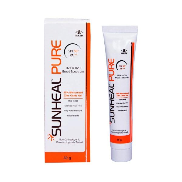 Sunheal Pure SPF50 Sunscreen Gel -50gm(R) : Amazon.in: Beauty