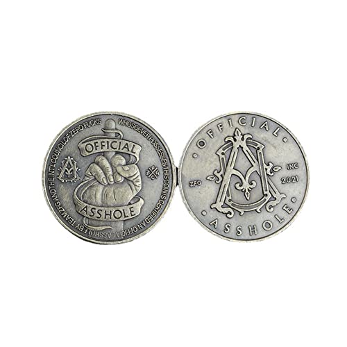 Official Asshole Coin Commemorative Coins Copper Medal Collection ...
