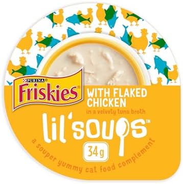 Friskies Lil' Soups Cat Food Complement, Chicken and Butternut in ...