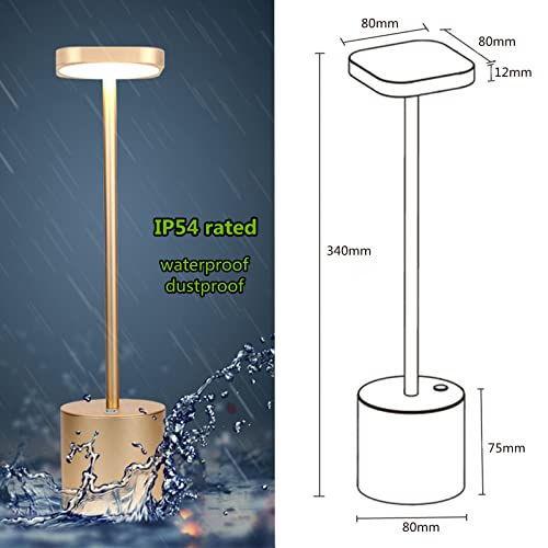 Special Edition Aluminum Rechargeable Table Lamp, LED Table Lamp, IP54 ...