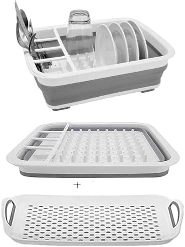 Amazon.com - camper must haves dish drying rack Collapsible Dish Drying ...