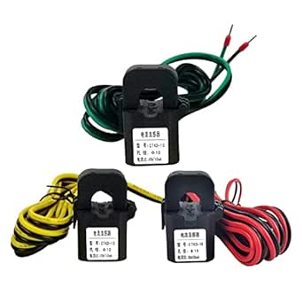 Current Sensor,Current Transformer, 3PCS Clamp-on Design Split Core ...