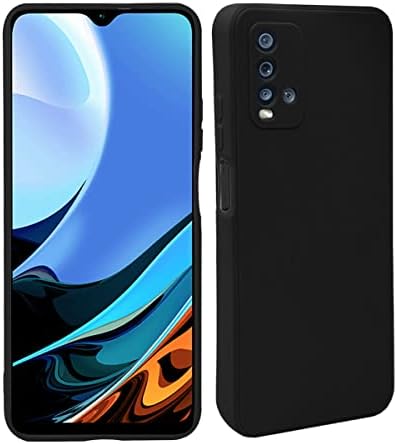 LIRAMARK Silicone Soft Back Cover Case for Mi Redmi 9 Power (Black ...