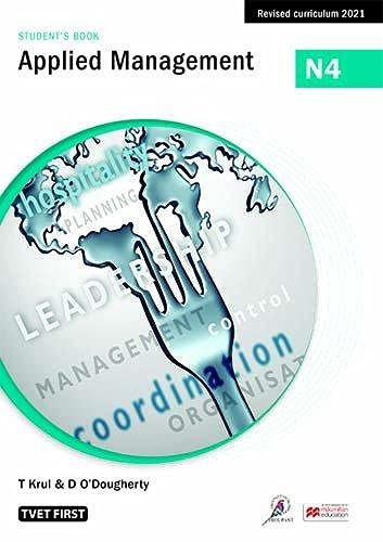 Applied Management N4 Student's Book: unknown author: 9781430808336 ...