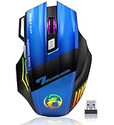 Amazon.com: VEGCOO C10 Wireless Gaming Mouse Rechargeable Silent ...