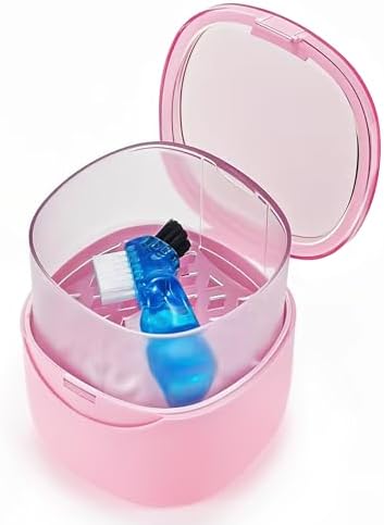 Amazon.com : Denture Case, Denture Bath Cup, Denture Container Cups for ...