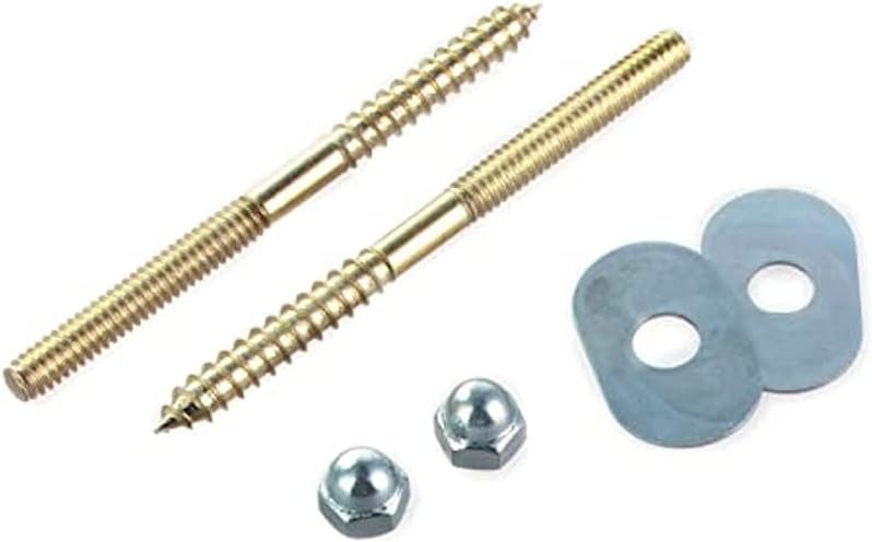 Waxman 7641640N Toilet Screw Set - Toilet Mounting Bolts And Washers ...
