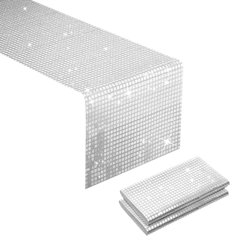 Amazon.com: Nicunom 3 Pack 12 x 108 Inches Disco Party Table Runner ...