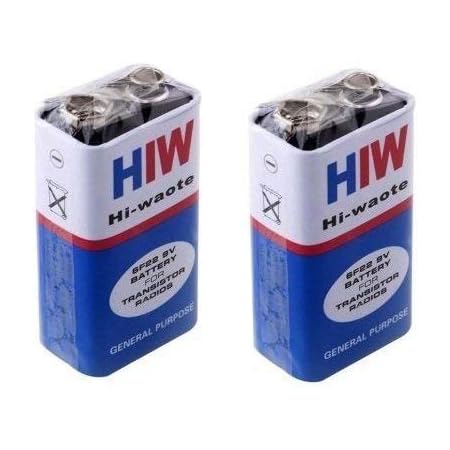 COREETRONIX HW Long Life Zinc Carbon Battery, Hi-Watt, 9V, 6F22M, Zinc ...