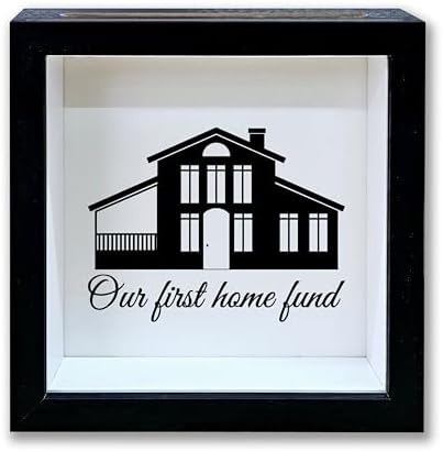 Amazon.com - New Home Fund Shadow Box Frame, Honeymoon Fund Box with ...