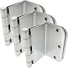 3.5 Inch Swing Clear Offset Door Hinge 3-Pack - Satin Chrome 5/8 Inch ...