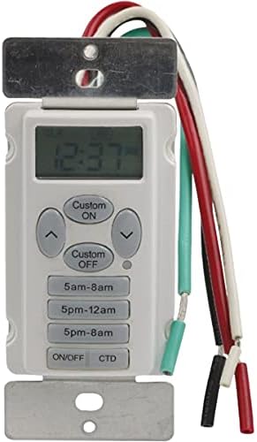 Utilitech TM-097 15-Amp Digital Residential Hardwired Countdown ...