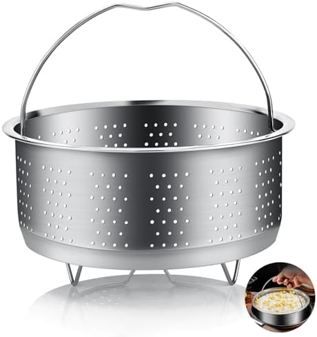 Gowkeey Steamer Insert Stainless Steel 304, Steamer Insert for Pot ...
