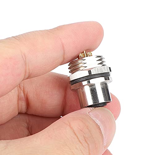 Panel Mounted Socket Connector, 5 Pins Plug Connector, M12BS5 M12 IP67 ...