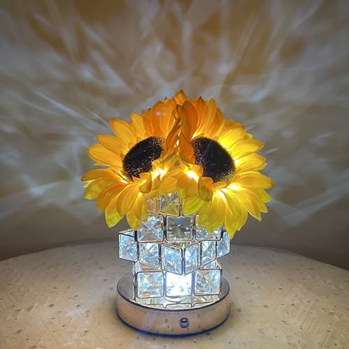 Amazon.com: Sunflowers Lamp Touch Lam Artificial LED Sunflower Flowers ...