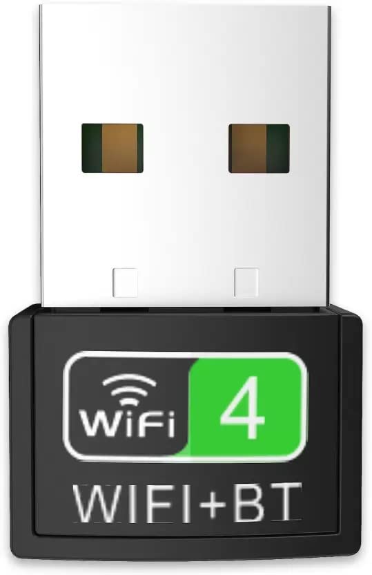 RuhZa USB Bluetooth 4.2 WiFi Adapter AC 150Mbps for PC, Wireless Wi-Fi ...